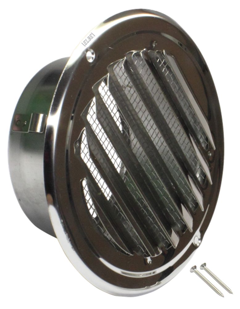 LÜFTUNGSGITTER rund 100 EDELSTAHL | ELBE - Elektrobestandteile Florian Schimpl | ELBE ...